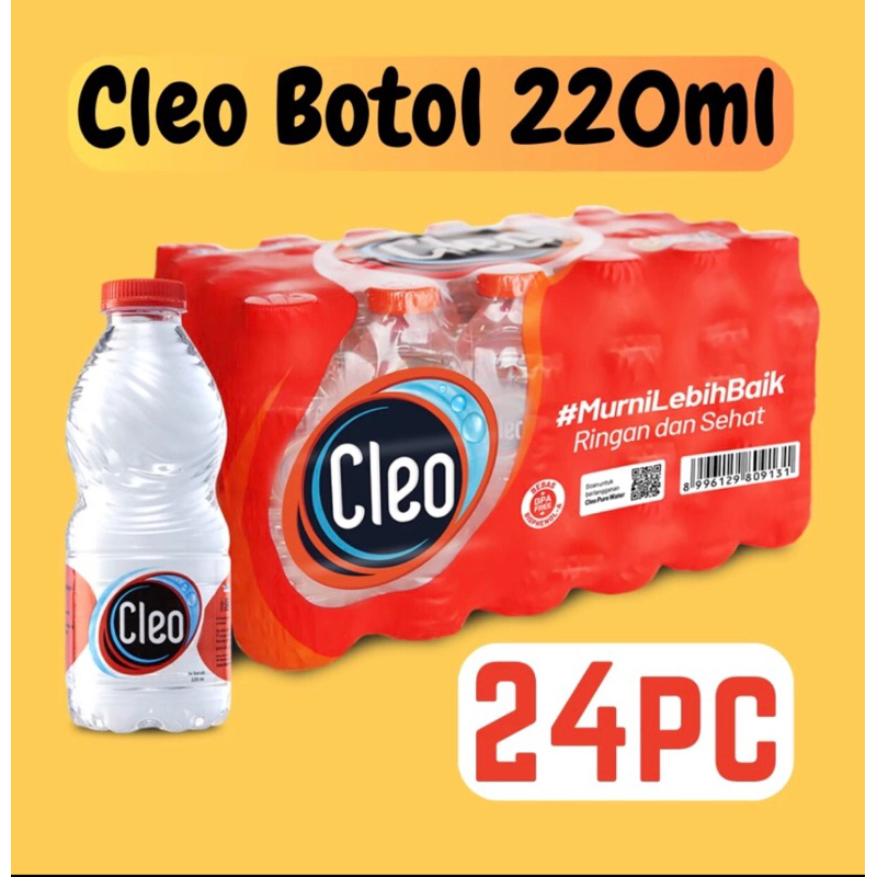 Jual Murah Air Cleo smart 220ml (isi 24) | Shopee Indonesia