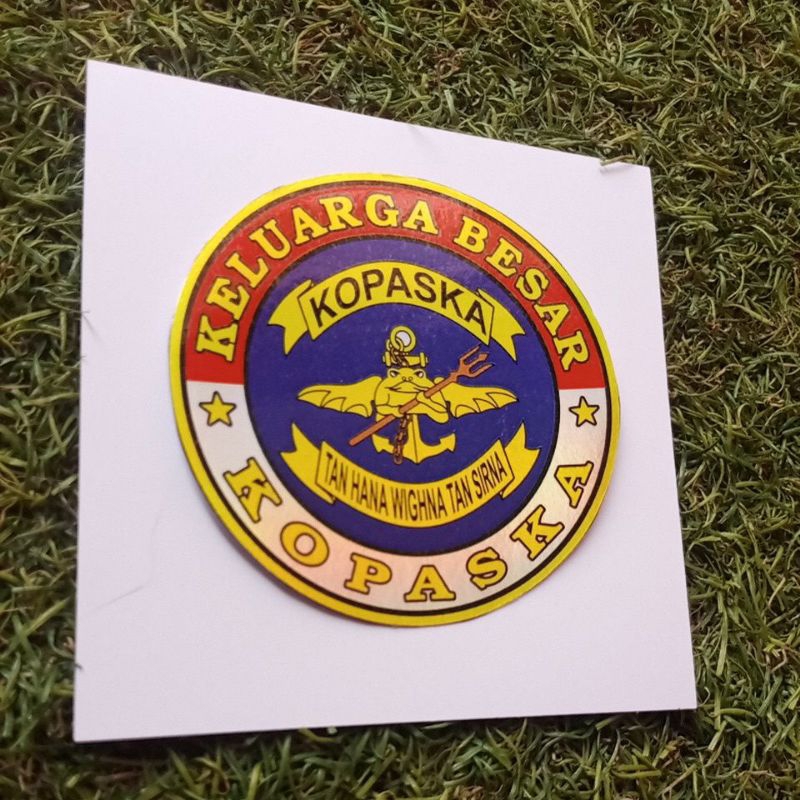 Jual stiker KOPASKA keluarga besar/stiker hologram glossy | Shopee ...