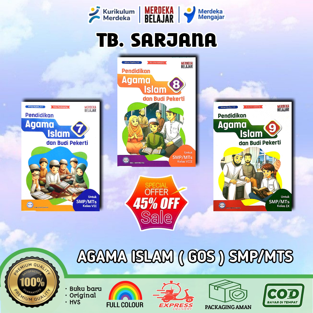 Jual Buku Siswa Pendamping PAI : AGAMA ISLAM Kelas 7,8,9 SMP Kurikulum ...