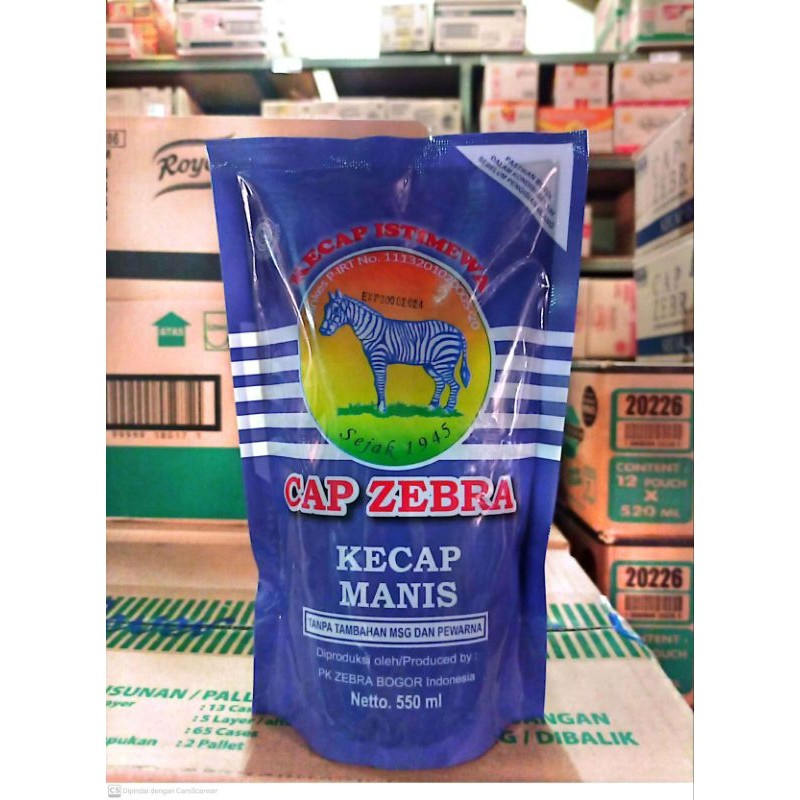Jual KECAP MANIS CAP ZEBRA 550ml | Shopee Indonesia