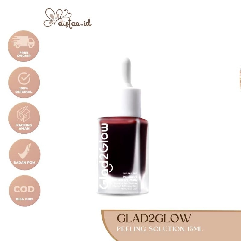 Jual Glad2Glow AHA BHA PHA Intensive Peeling Solution 15ml G2G ...
