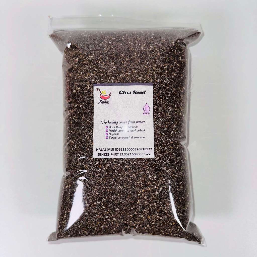 Jual Black Chia Seed Mexico Organic Rempah Bu Risma | Shopee Indonesia