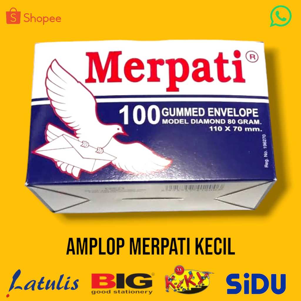 Jual Amplop Merpati Kecil 110 x 70 80g | Shopee Indonesia
