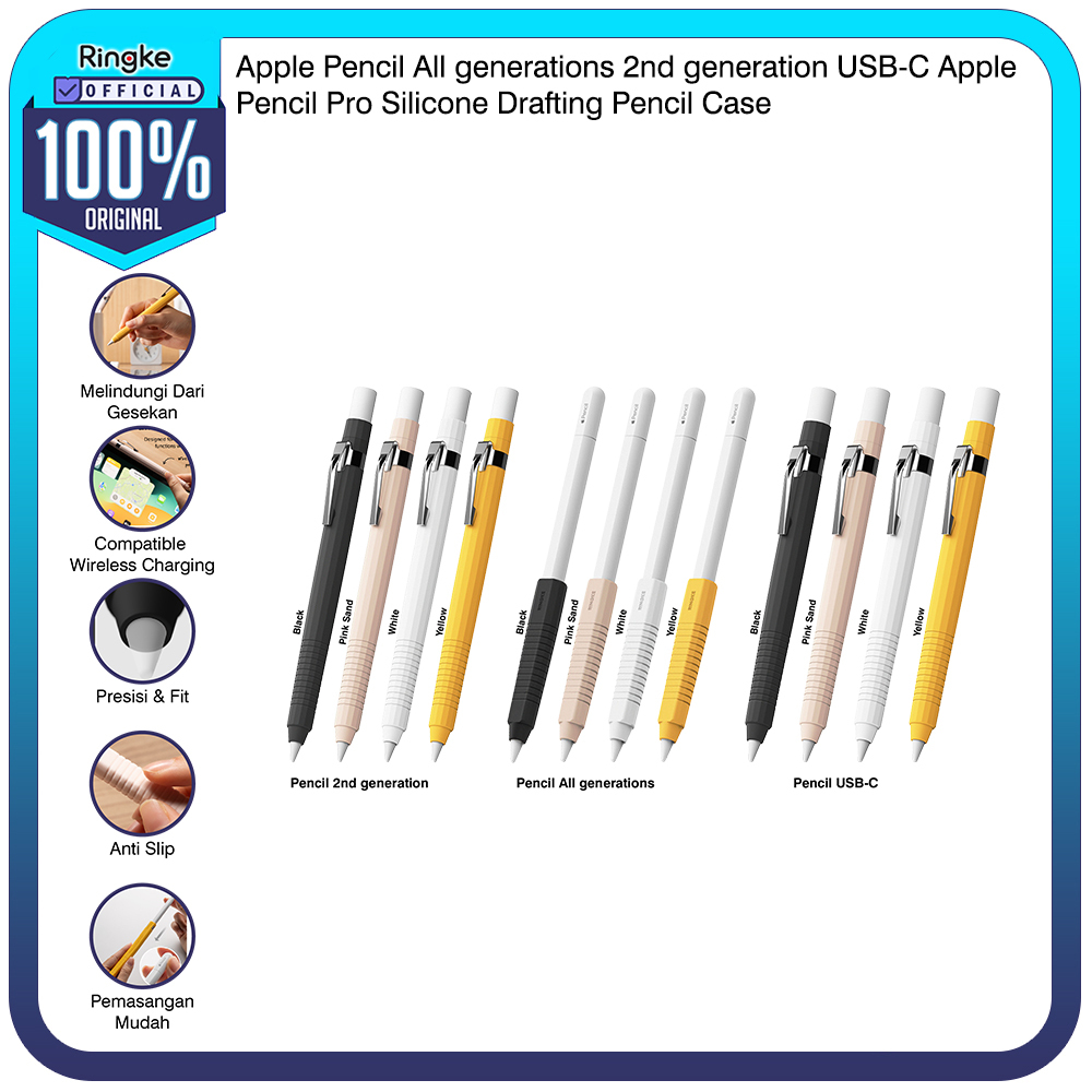 Jual Ringke Apple Pencil 1st gen / 2nd Gen / Apple Pencil Pro / Apple ...