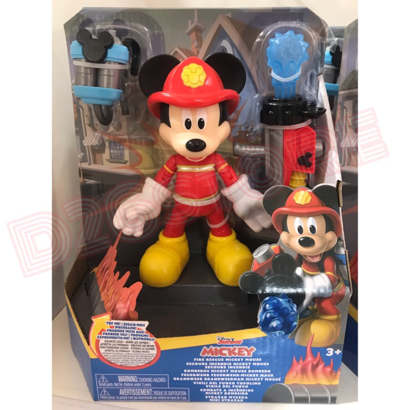 Jual Mainan Action Figure Mickey Mouse Fire Rescue Fire Fighter Disney ...