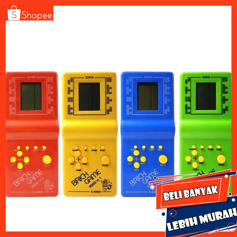 Jual MAINAN ANAK MAINAN JADUL GAMEBOY GAMEBOT BRICK GAME 9999 | Shopee ...