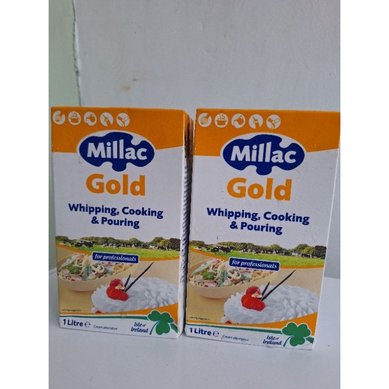 Jual Millac Gold Whipping Cooking Cream 1000 ml 1L 1 Liter Whip Asli ...