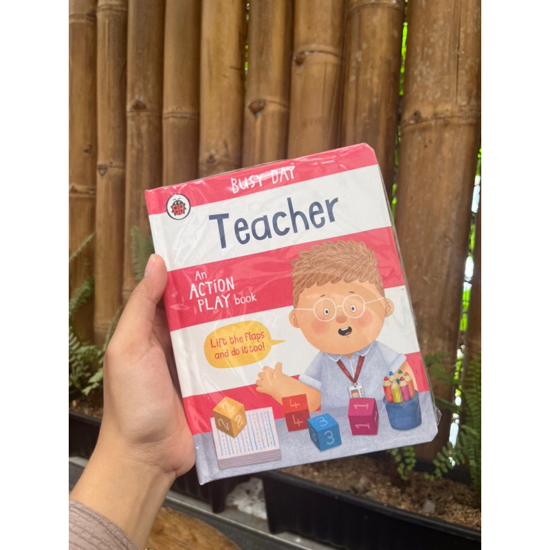 Jual Busy Day : Teacher - Action Play Book - Board Book sealed | Shopee ...