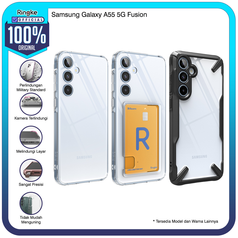 Jual Casing Ringke Samsung Galaxy A55 5G Fusion Card Fusion X Design ...