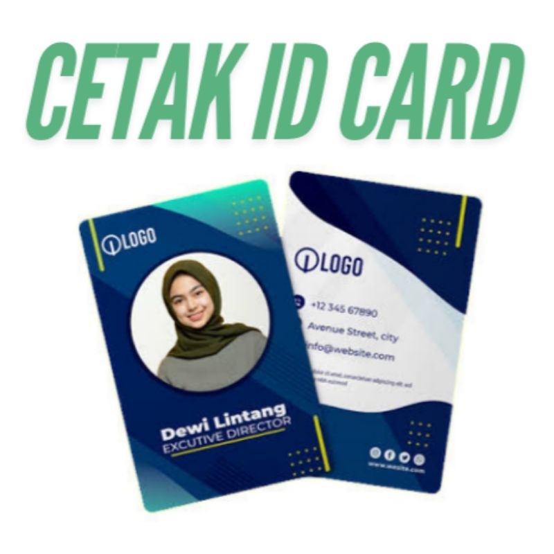Jual Cetak ID Card PVC Custom | Shopee Indonesia