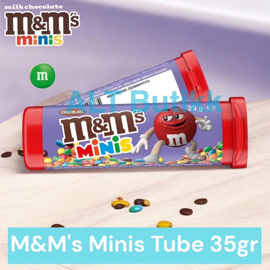Jual M&M's MINIS TUBE 35 GR | M&M MILK CHOCOLATE | COKLAT MNM | Shopee ...