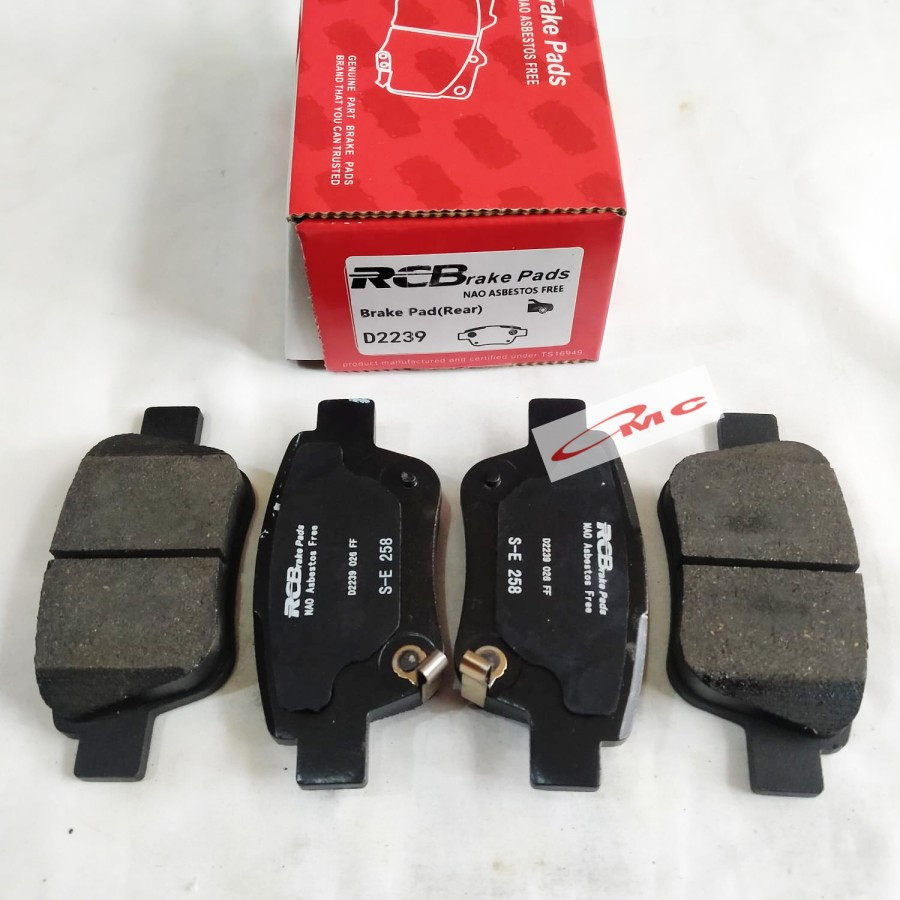 Jual Kampas Rem Belakang Brake Pad New Alphard Vellfire ANH20 GGH20 Orisinil RC D-2239 | Shopee ...