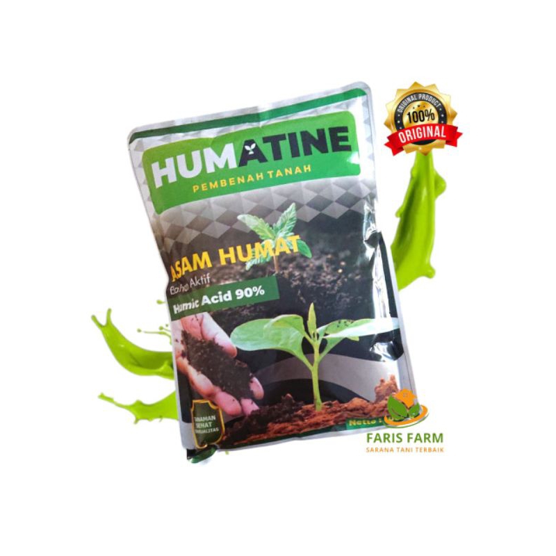 Jual PUPUK HUMATINE (ASAM HUMAT) PEMBENAH TANAH - Kemasan 1kg | Shopee Indonesia