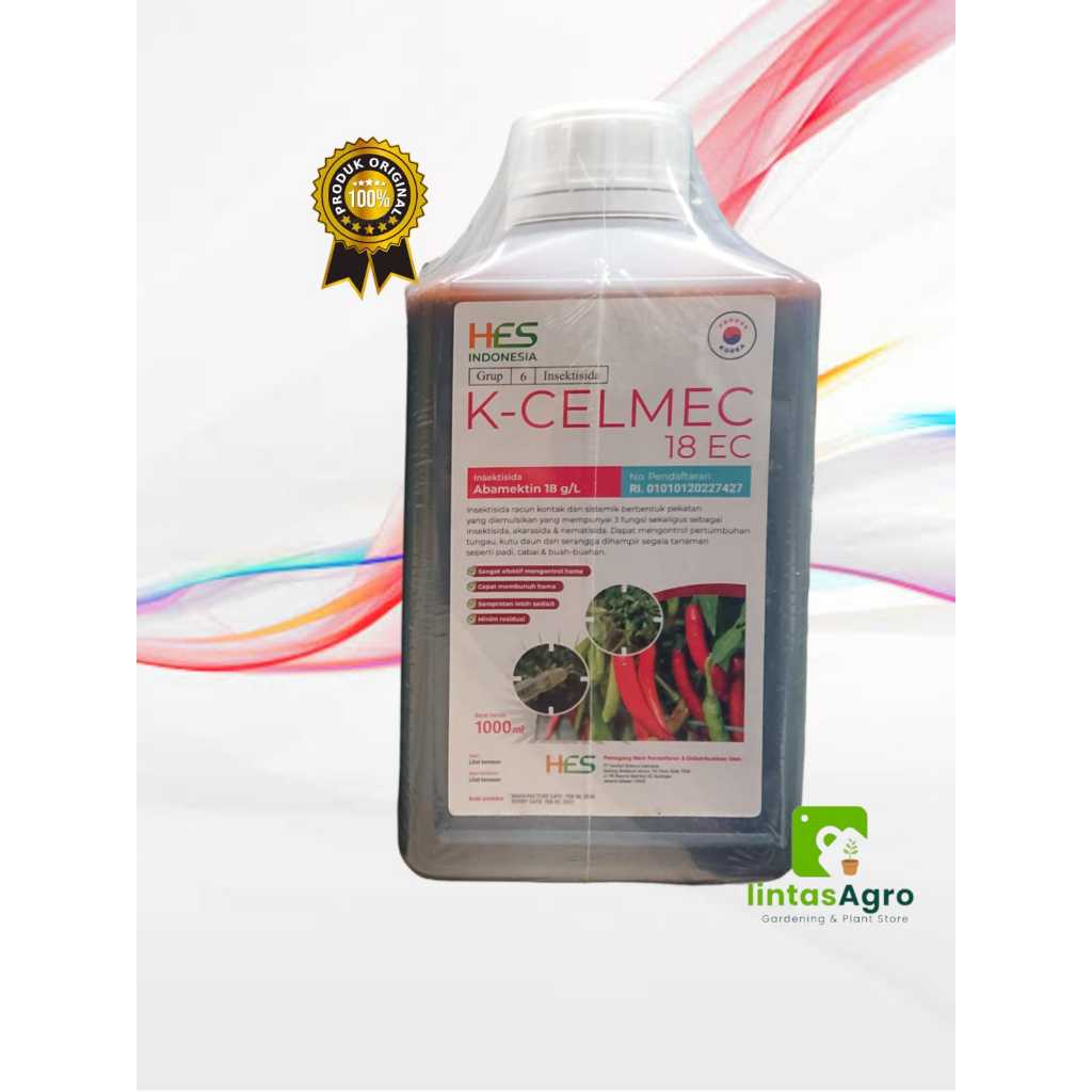 Jual INSEKTISIDA K-CELMEC 18 EC @1 L - PRODUK ORIGINAL KOREA MENGATASI ULAT GRAYAK HAMA KUTU DAN ...