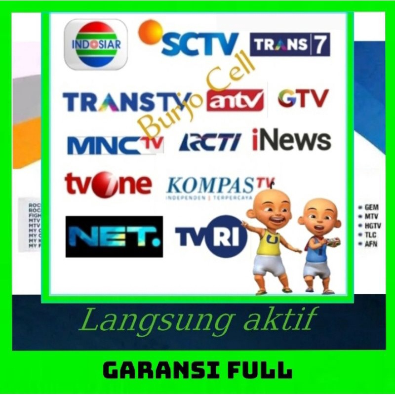 Jual Paket TV Nasional 6bulan 12bulan receiver TV Nexparabola KVision ...