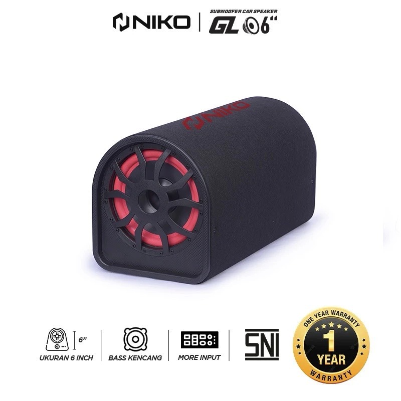 Jual NIKO GL6 - Multimedia Speaker with Subwoofer System + Bluetooth Speaker Tabung 6 inch ...