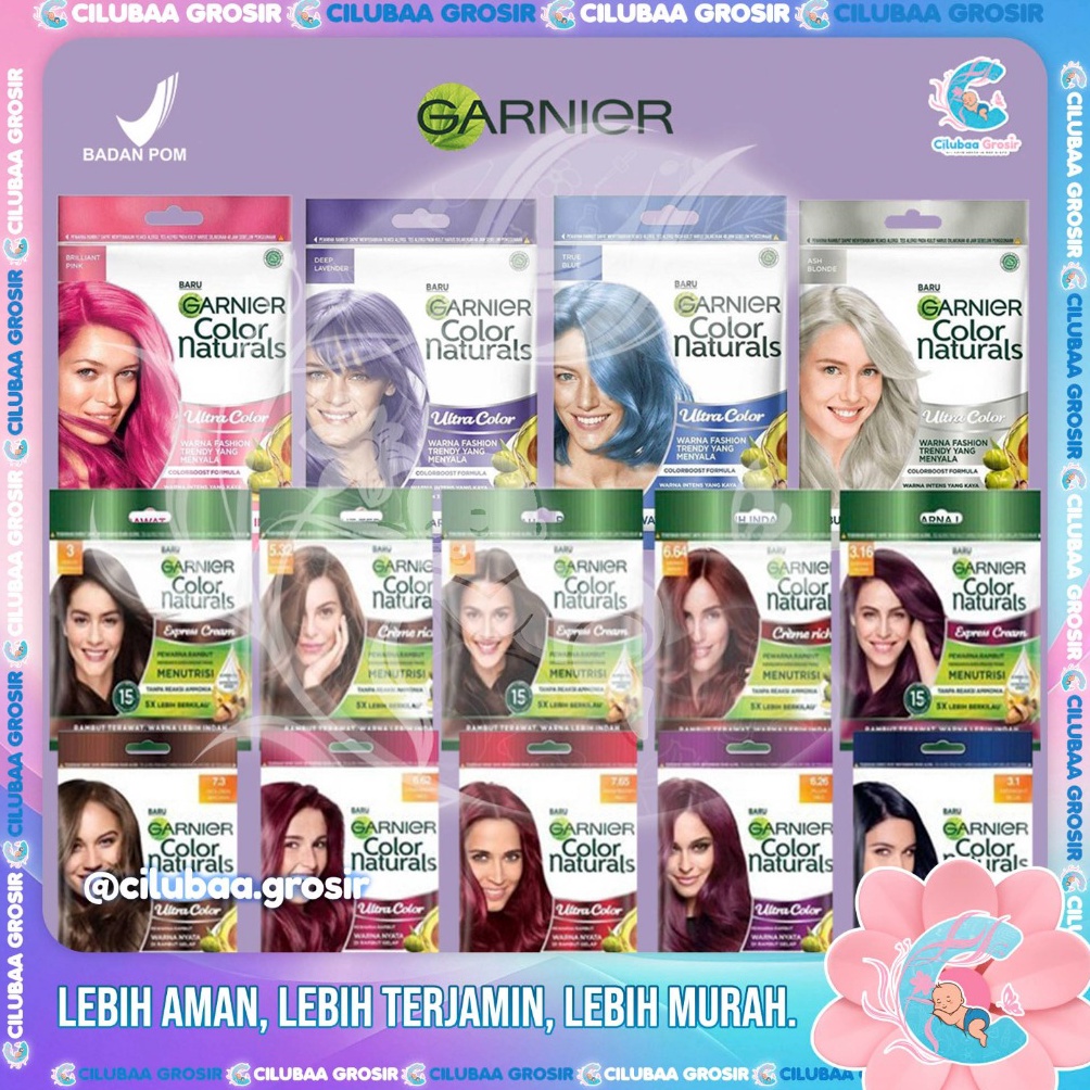 Jual Lihat Disini Garnier Color Naturals Sachet Garnier Pewarna Rambut ...