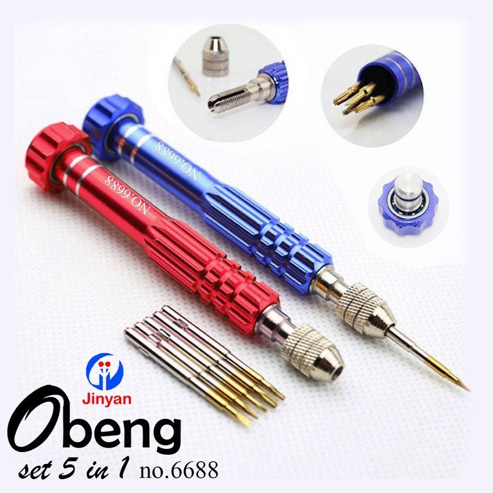 Jual Produk Update Vibox Obeng Reparasi Hp Set 5 in 1 SY338 Servis ...