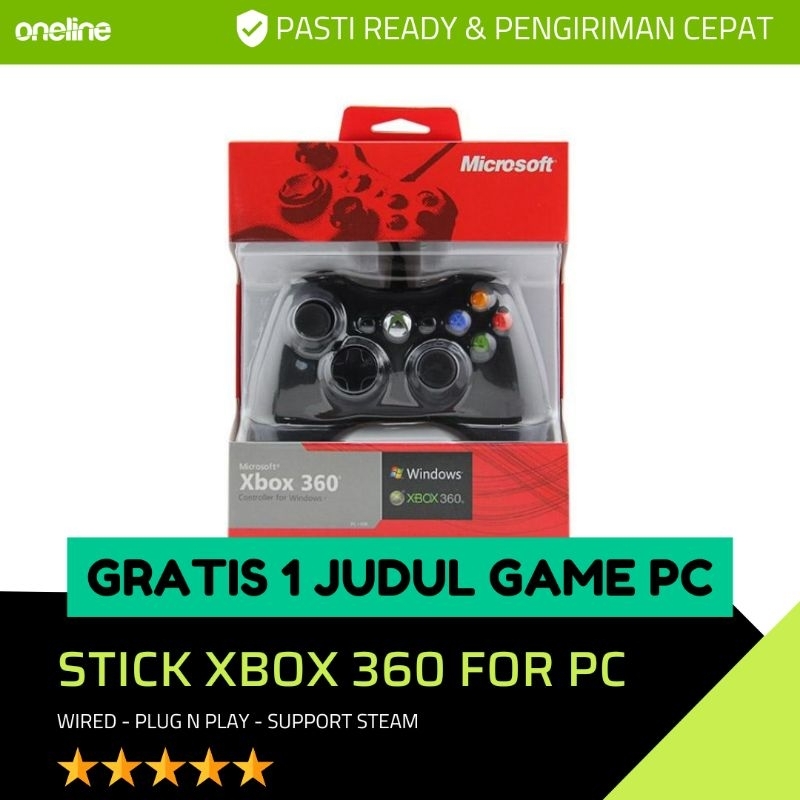 Jual Stick Controller XBOX 360 Wired Kabel | Controller XBOX360 ...