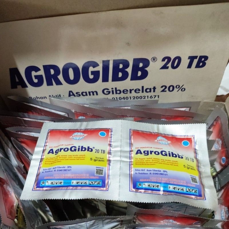Jual AgroGibb 20TB 5gram Agro Gibb tablet 20% gibgro tablet ZPT pil ...