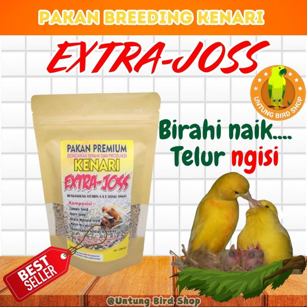 Jual Pakan Ternak Kenari Pakan Breeding Kenari Pakan Extra Joss Kenari ...