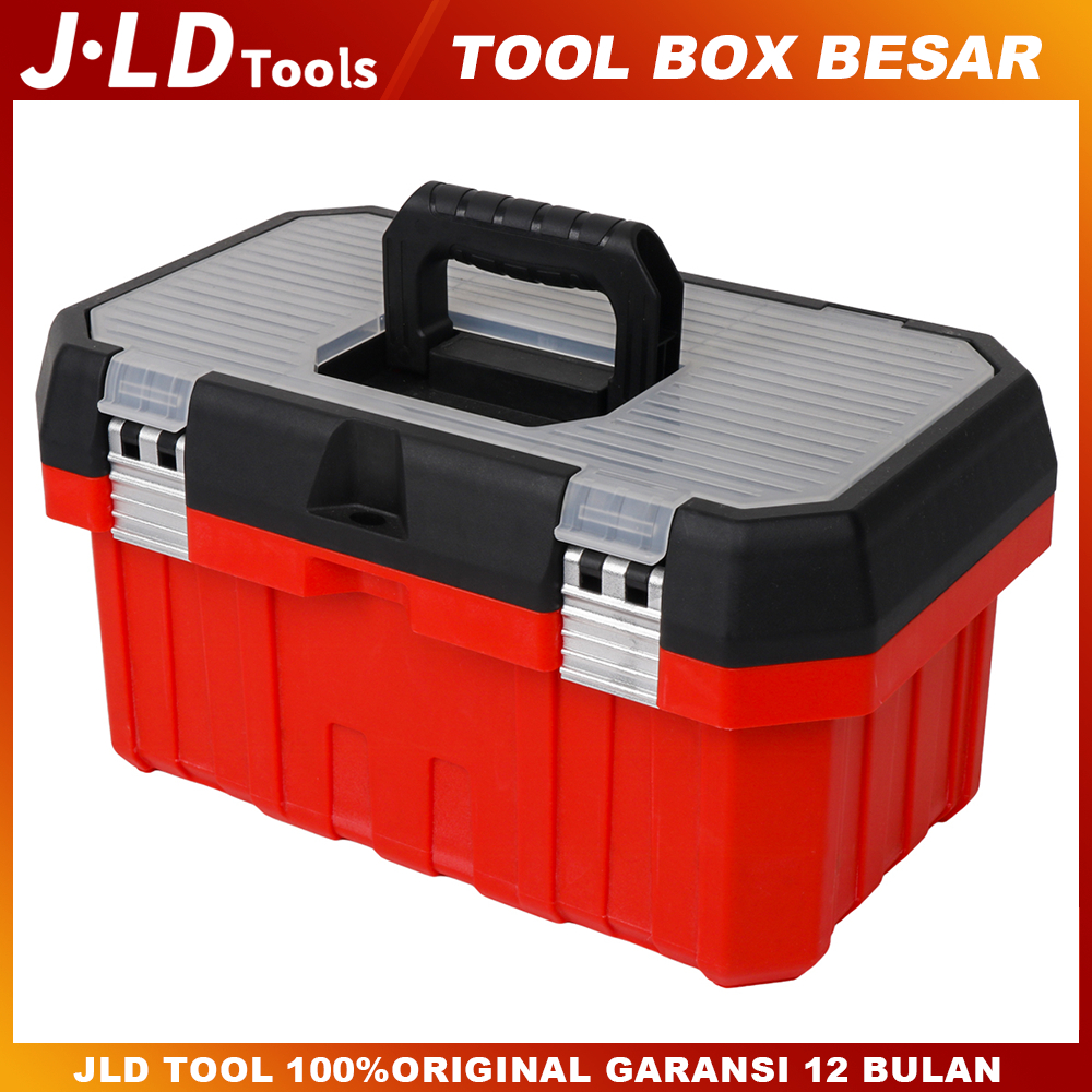 Jual JLD Tool Box Besar Plastik 14-16 Inch Bahan Pp Tools Box Kotak ...