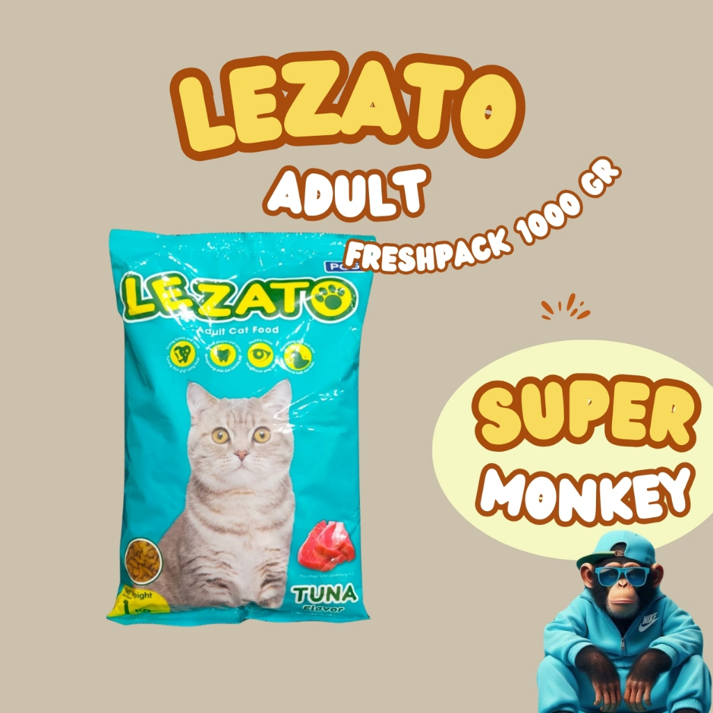 Jual LEZATO Makanan Kucing Freshpack usia 1 tahun ke atas | Shopee ...