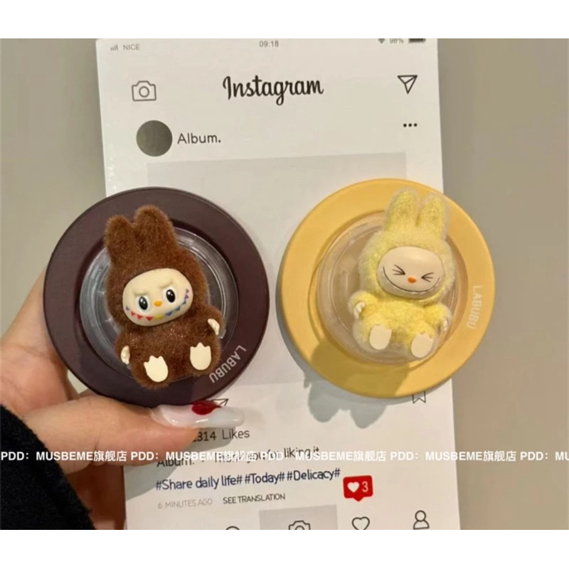 Jual [PREORDER] LABUBU MAGNETIC POPSOCKET PHONE HOLDER ZIMOMO HAVE A ...