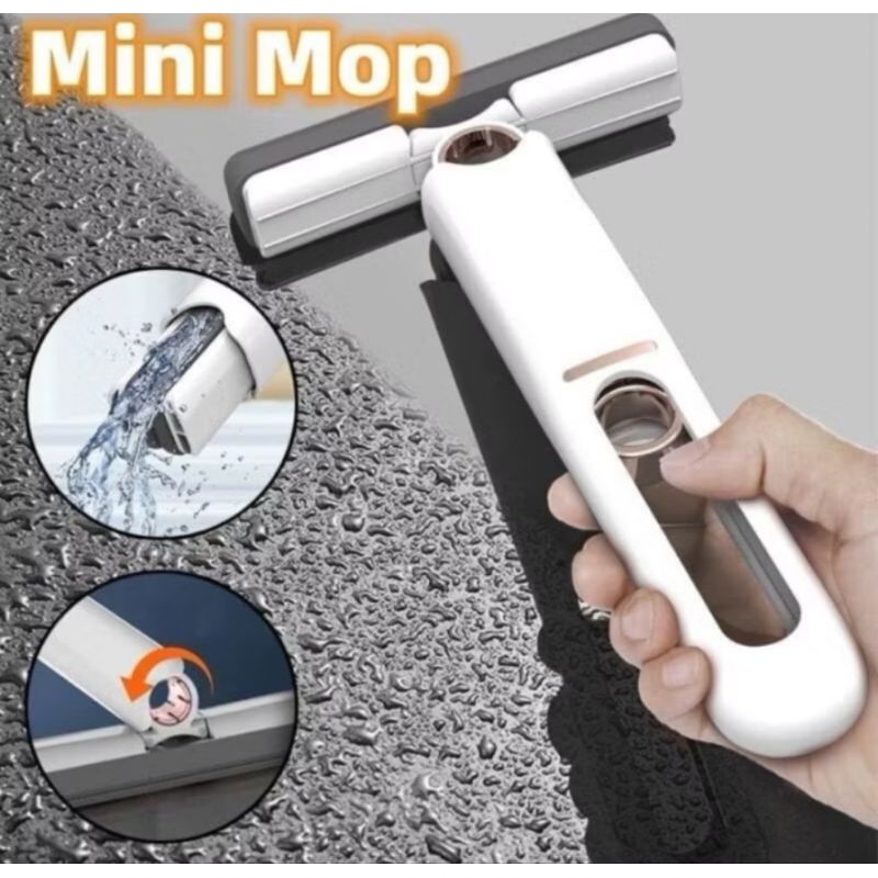 Jual [ZEN] Mini Mop Alat Pel Mini Khusus Meja Keramik Jendela Murah | Shopee Indonesia