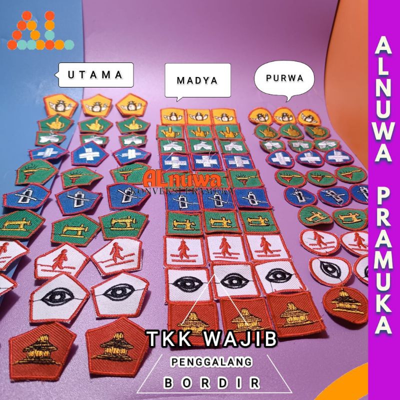 Jual TKK Penggalang Bordir/TKK wajib penggalang Lengkap | Shopee Indonesia