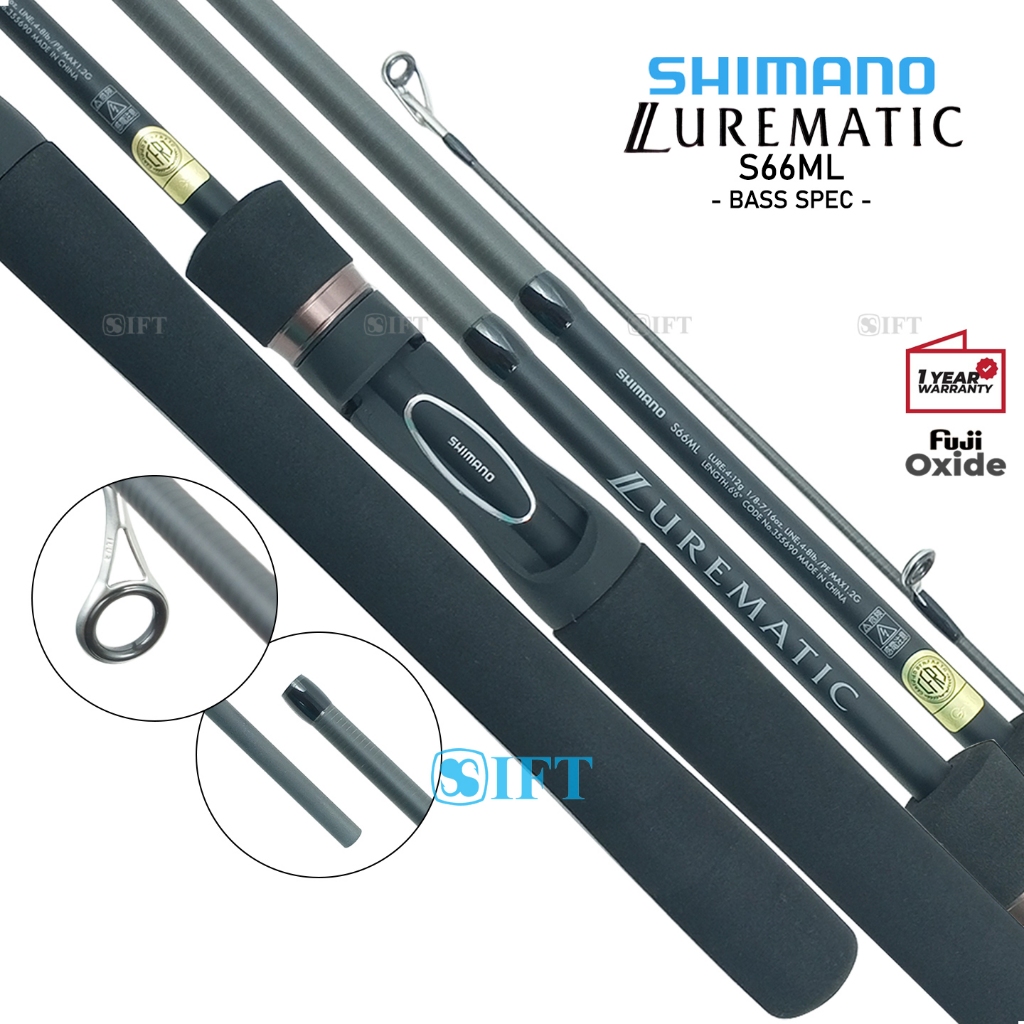 Jual Joran SHIMANO LUREMATIC BASS | Fuji | Casting Kolam Sungai Muara Laut [2023] Resmi | Shopee ...