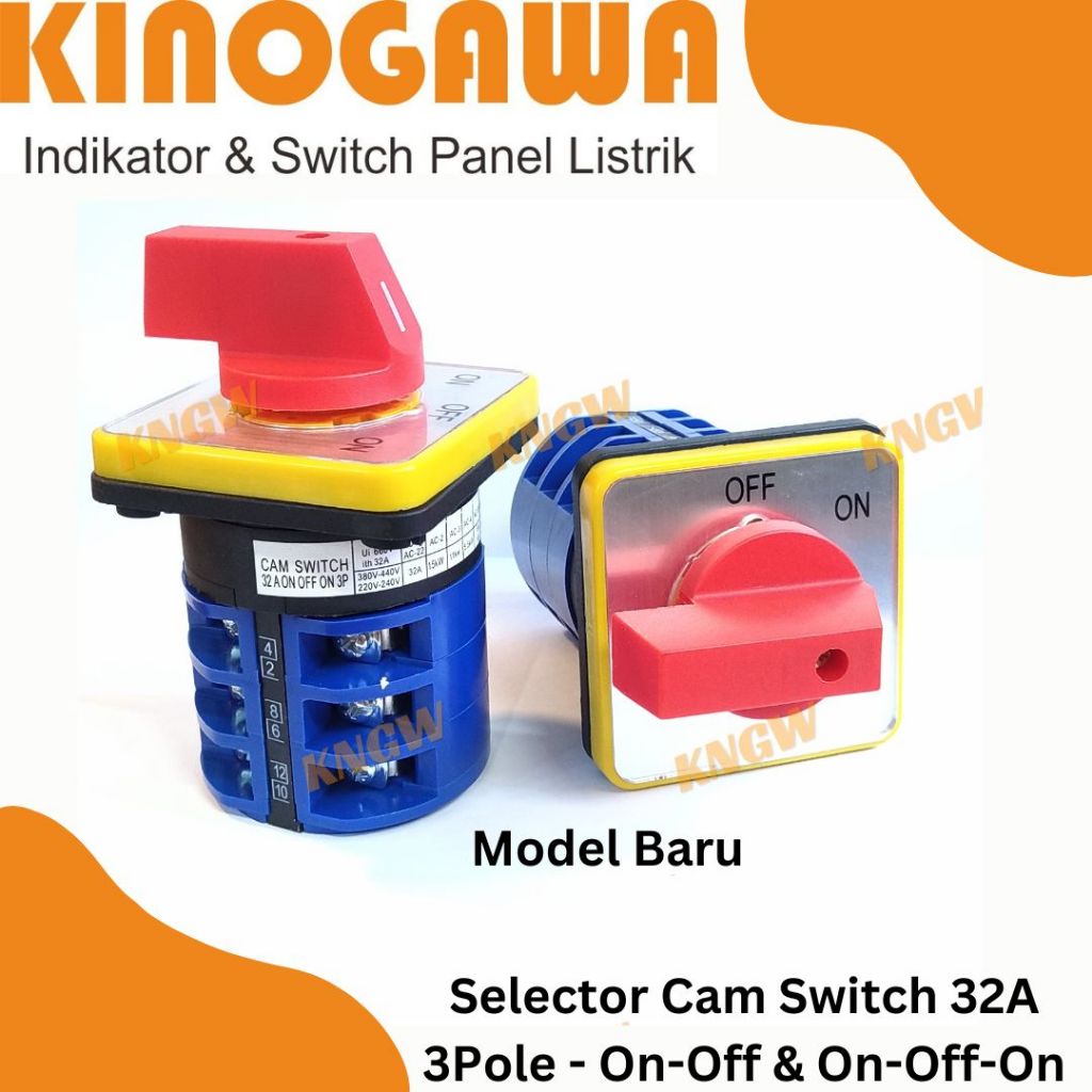 Jual Selector Cam Switch 32A 3Pole - On-Off & On-Off-On | Shopee Indonesia