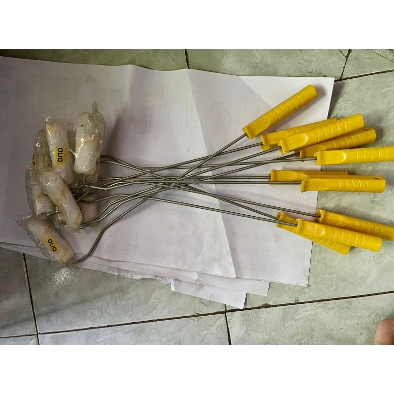 Jual KUAS ROLL KAPAL MINI KECIL CAT GAGANG PLASTIK ROL CATT PAINT ...