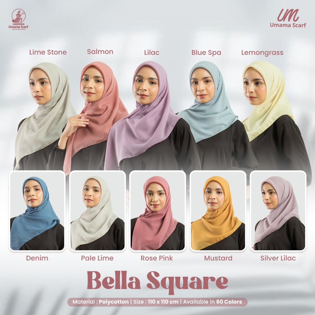 Jual Part II - Bella square Umama original 60 warna lengkap ...