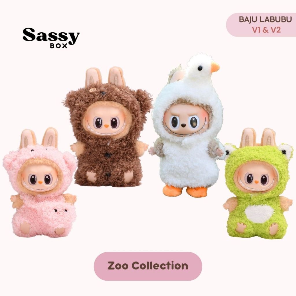 Jual [READY] Baju Labubu Zoo Set Collection - Kostum Boneka Labubu V1 ...