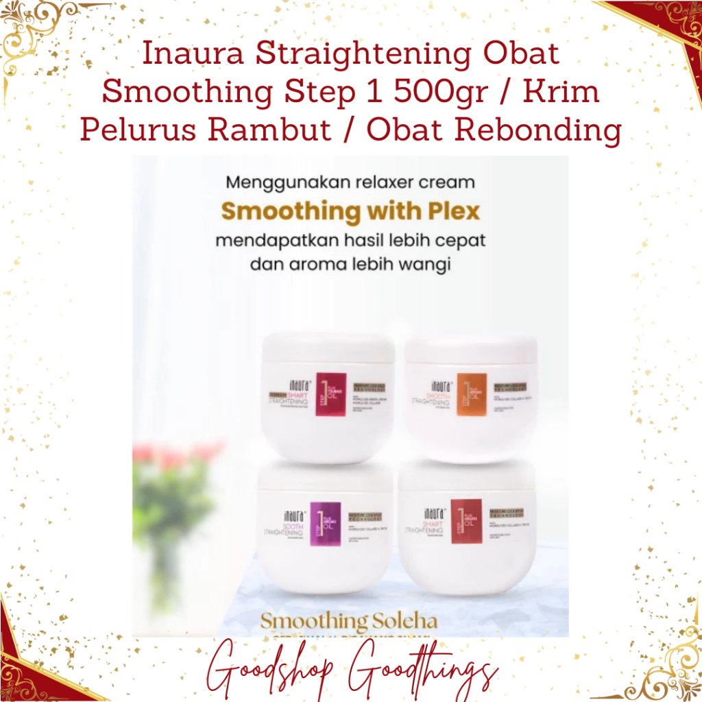 Jual Inaura Straightening Obat Smoothing Step 1 500gr / Krim Pelurus ...