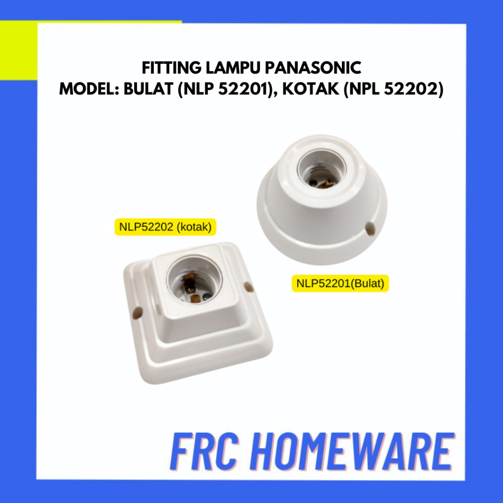 Jual Fitting Lampu Panasonic - Fiting lampu - kap lampu - rumah lampu ...