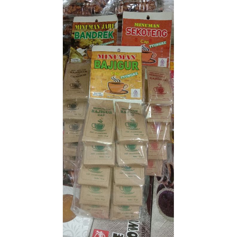 Jual MINUMAN BANDREK/BAJIGUR/SEKOTENG ISI 10 MURAH | Shopee Indonesia
