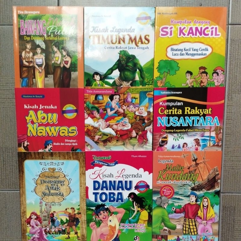 Jual KUMPULAN CERITA ANAK, BUKU CERITA ANAK, BUKU CERITA RAKYAT, BUKU CERITA FABEL, BUKU ...