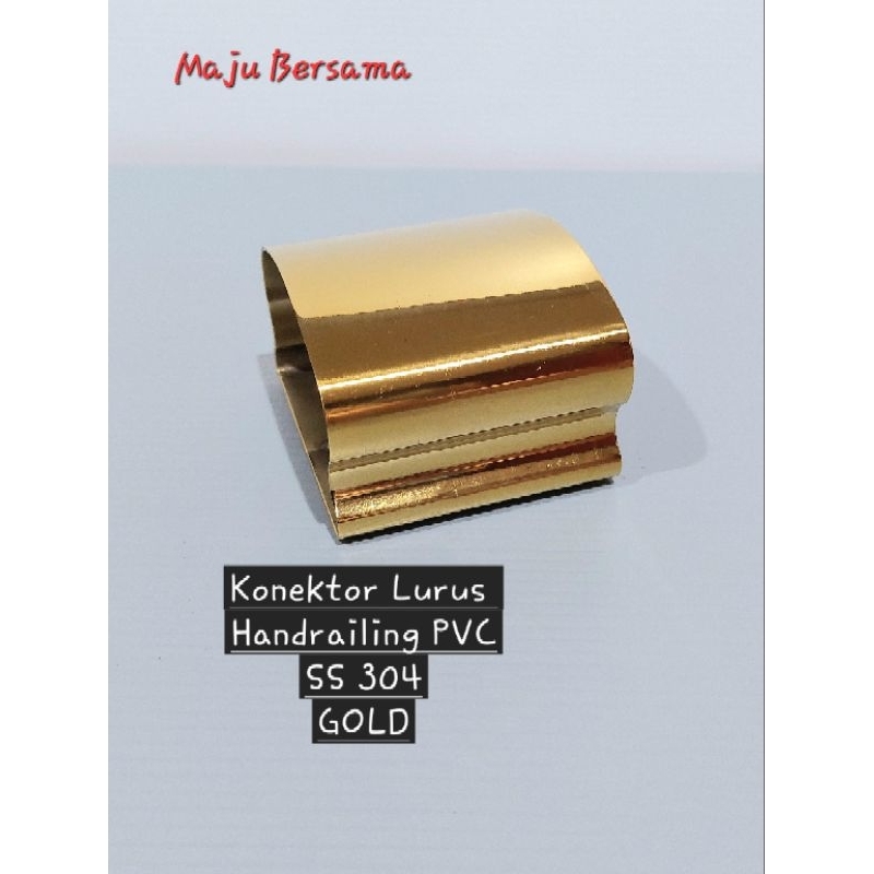 Jual KONEKTOR SAMBUNGAN LURUS SAMBUNGAN GOLD HANDRAIL PVC HANDRAILING ...