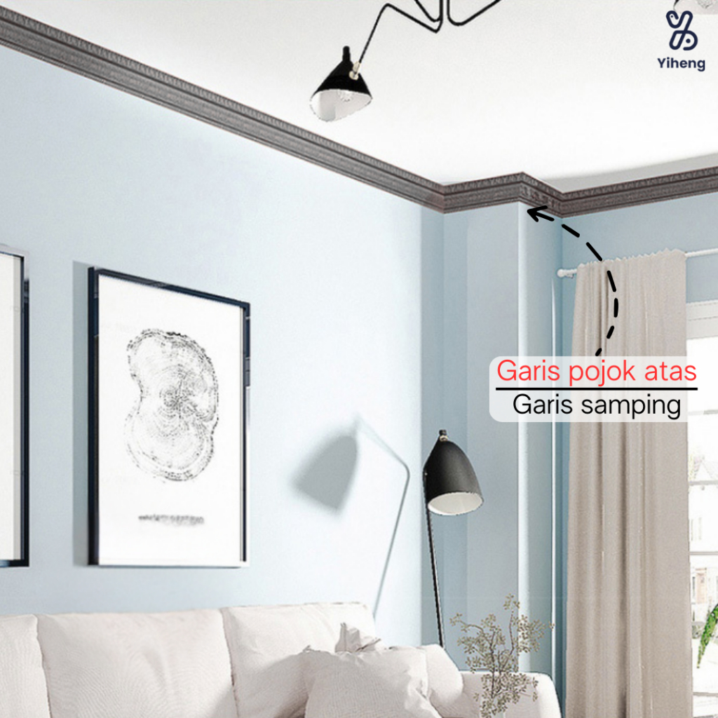 Jual Wall Border List Border Foam 2.3M Border List Wallpaper Plafon ...