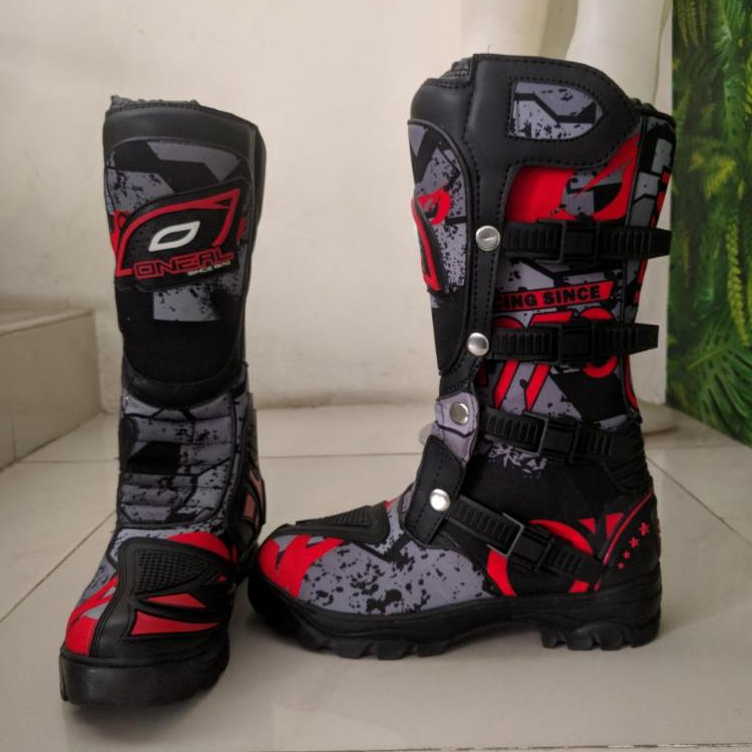 Jual Sepatu Boot MotoCross Trail Adventure Trabas Grasstrack Dewasa ...