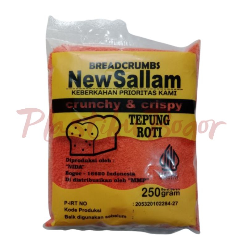 Jual Tepung Roti Orange 250 Gram New Sallam | Shopee Indonesia
