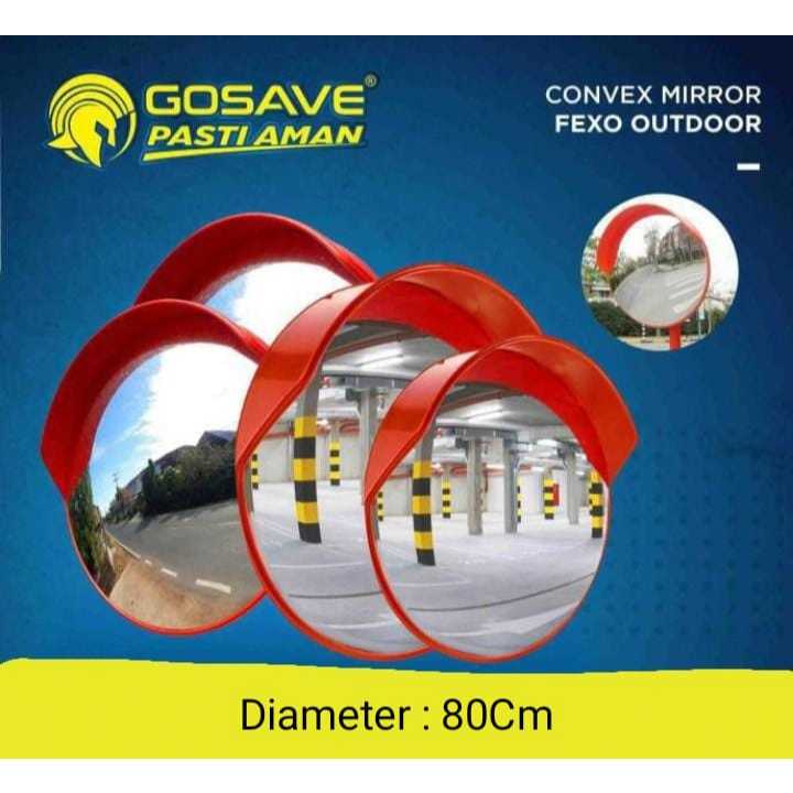 Jual Convex Mirror 80cm Outdoor Cermin Cembung 80cm Gosave High Quality ...