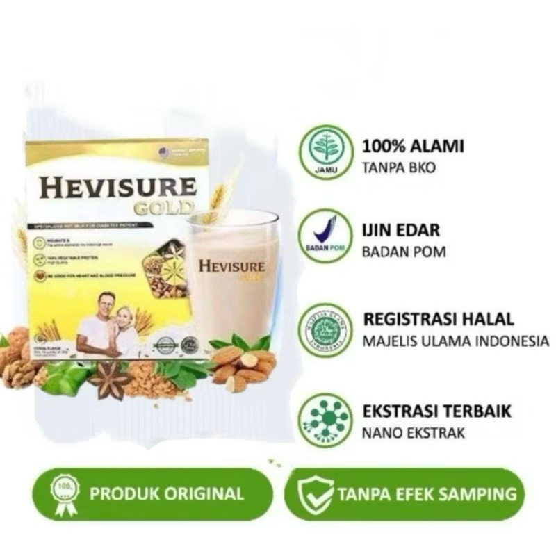 Jual HEVISURE GOLD MILK SUSU OBAT DIABETES KENCING MANIS KADAR GULA ...