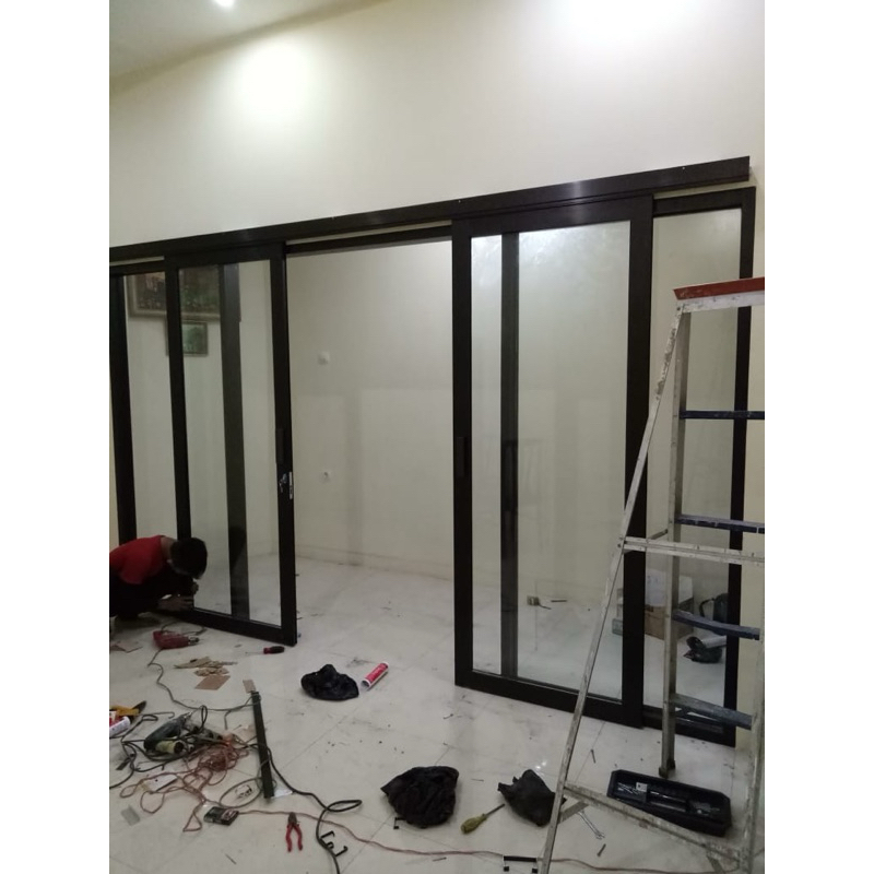 Jual kusen pintu jendela aluminium almunium bahan tebal dacon inkalum ...