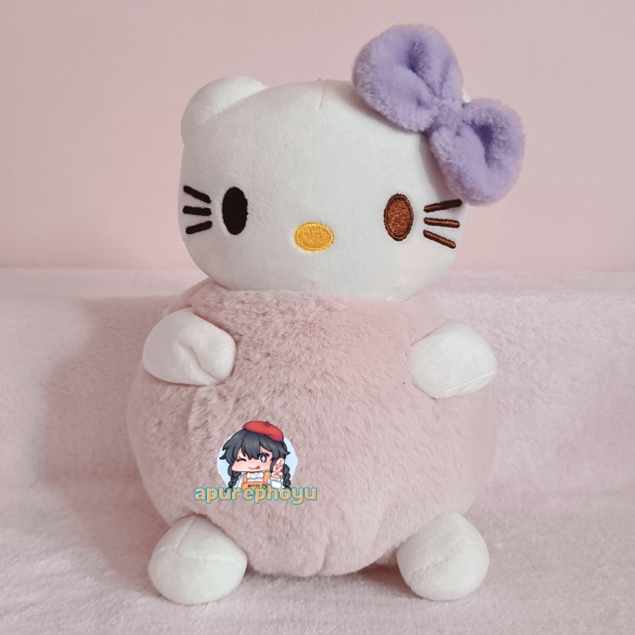 Jual Boneka Sanrio Hello Kitty Round Mellow Plush | Shopee Indonesia