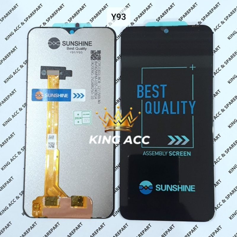 Jual NEW SUNSHINE LCD TOUCHSCREEN VIVO Y93 / Y91 / Y91C / Y95 BLACK ORIGINAL SUNSHINE | Shopee ...