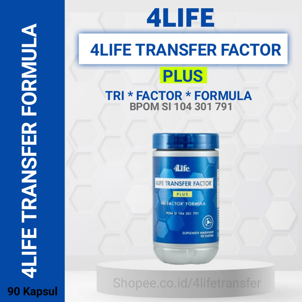 Jual 4Life Transfer Factor Tri Formula Plus Isi 90 Kapsul Original ...
