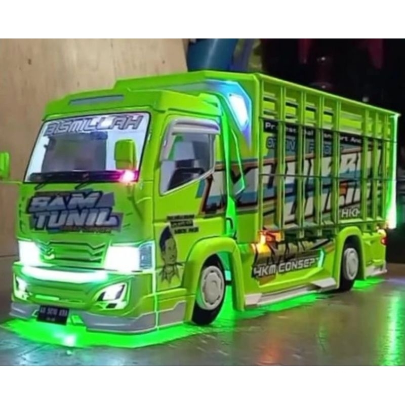 Jual Miniatur truk oleng full lampu | Shopee Indonesia